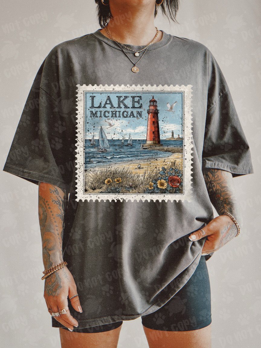 Lake Michigan - DTF Print – Turtle Dane Co