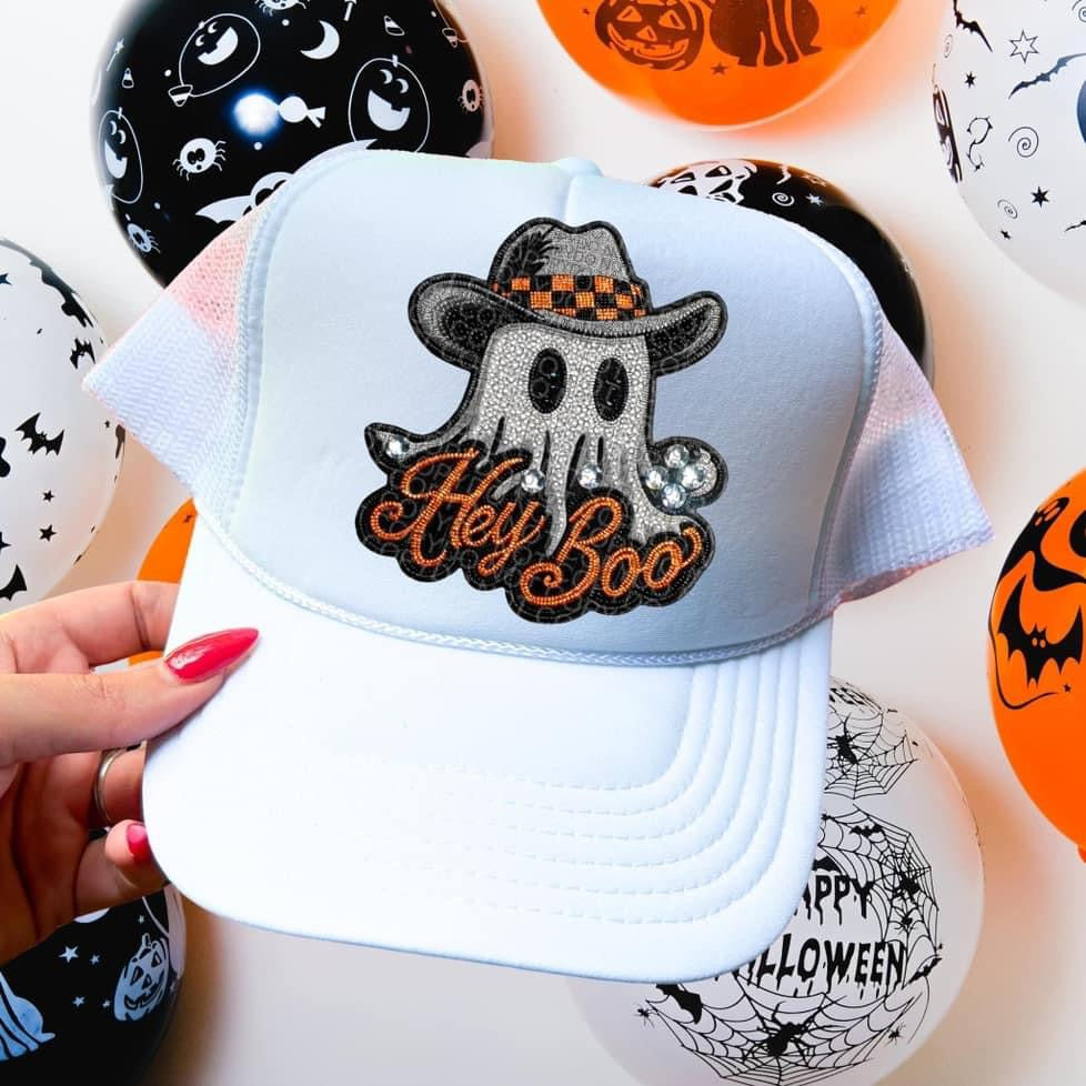 Bling Hey Boo Ghost | HAT PATCH – Turtle Dane Co