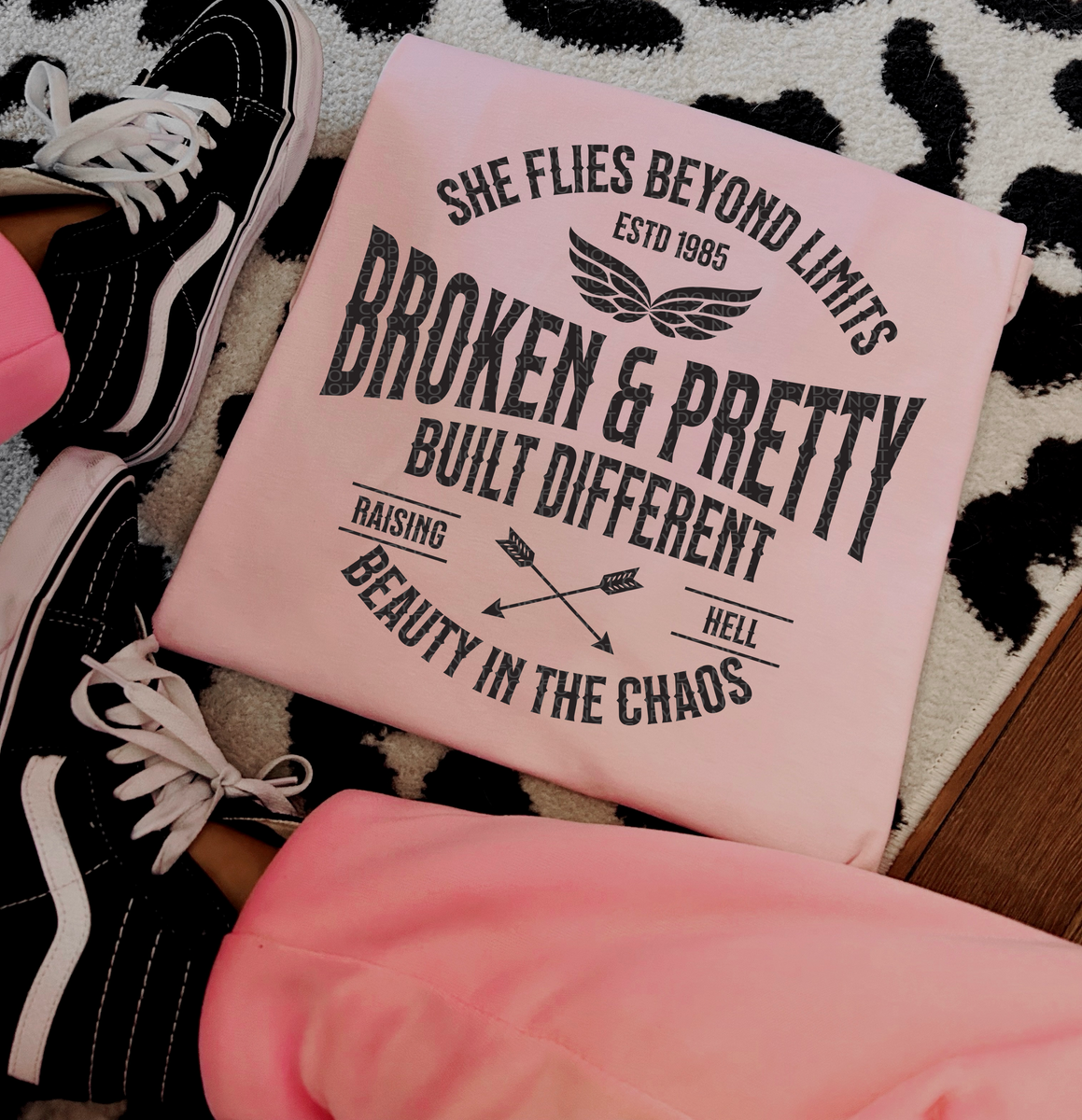 Broken and Pretty - DTF Print – Turtle Dane Co