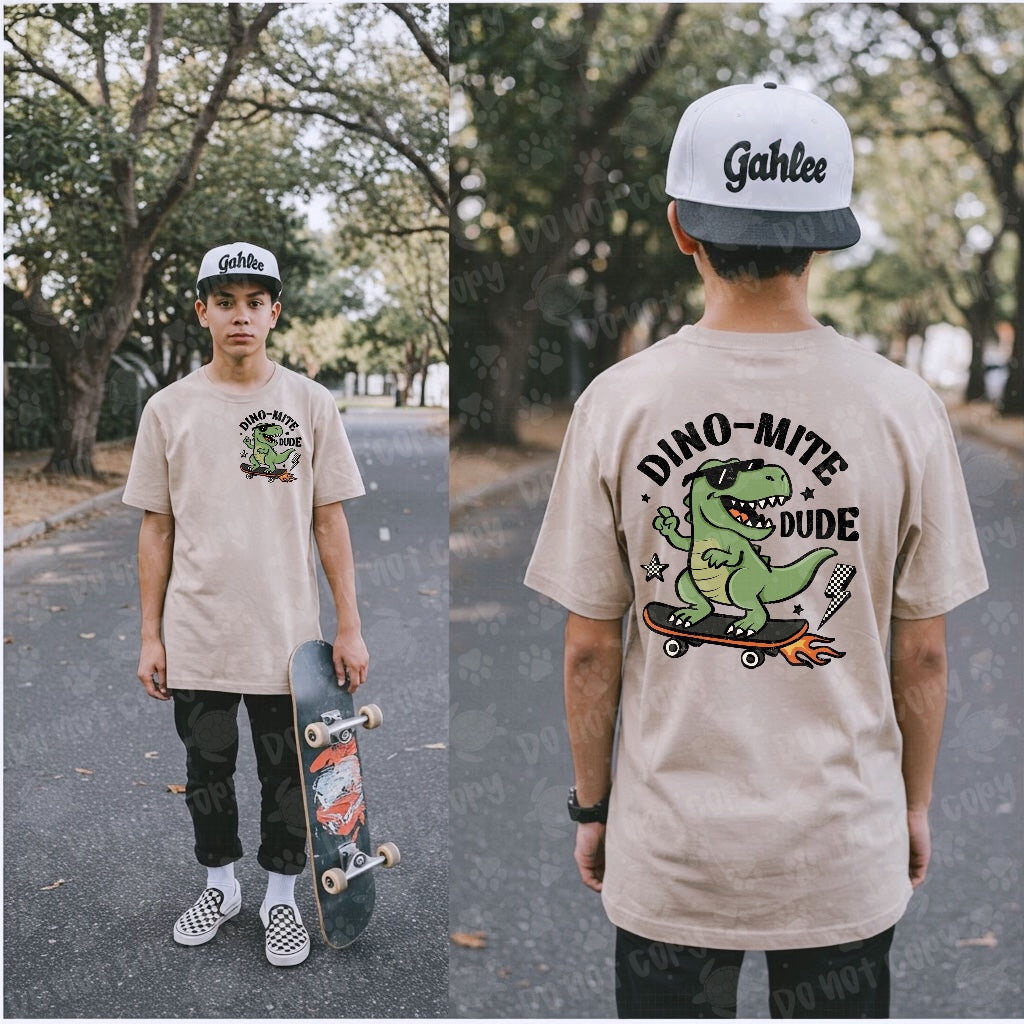 Dinomite Dude - DTF Print – Turtle Dane Co