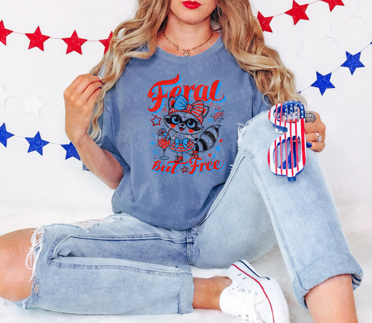 Feral but Free - DTF Print – Turtle Dane Co