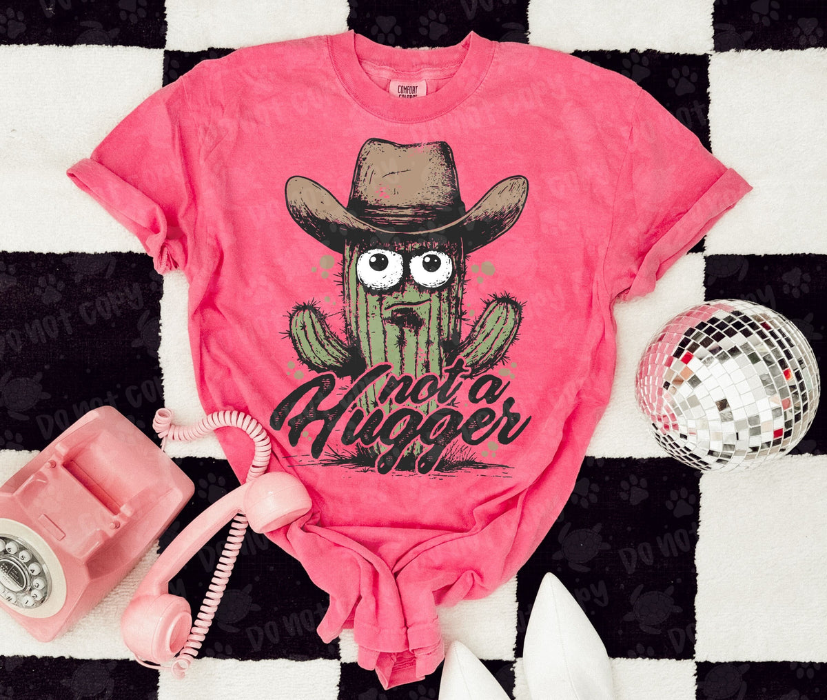 Not a Hugger - DTF Print – Turtle Dane Co