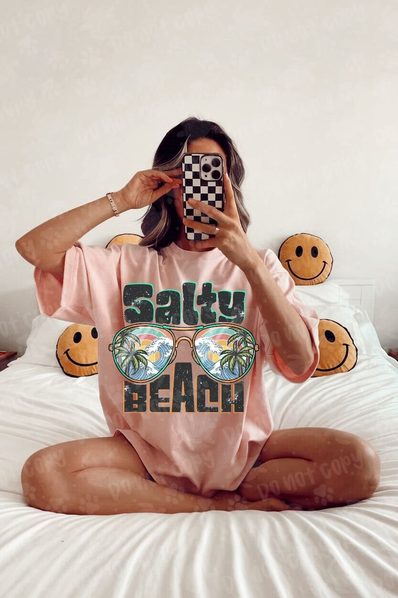 Salty Beach - DTF Print – Turtle Dane Co