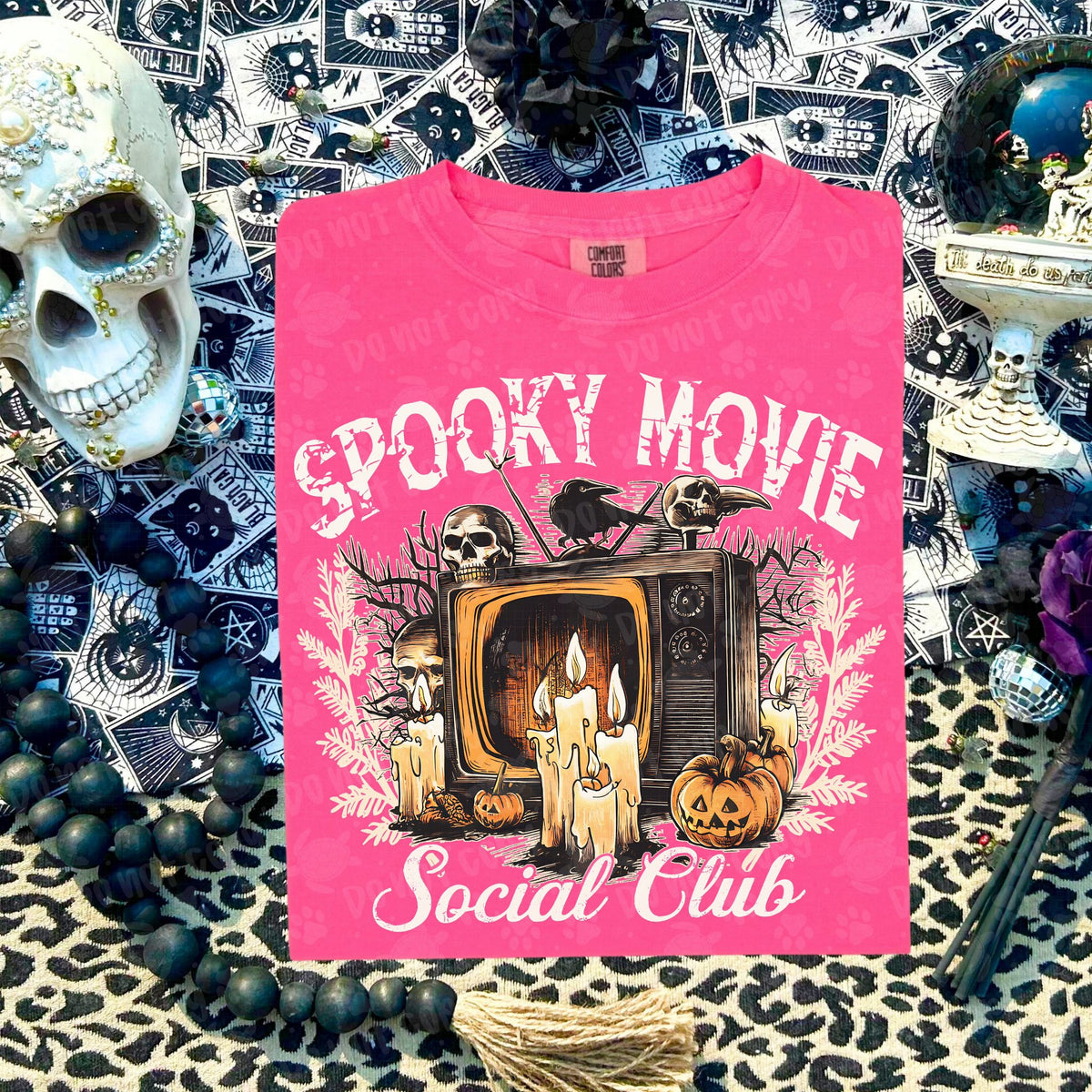 Spooky Movie Social Club - DTF Print – Turtle Dane Co