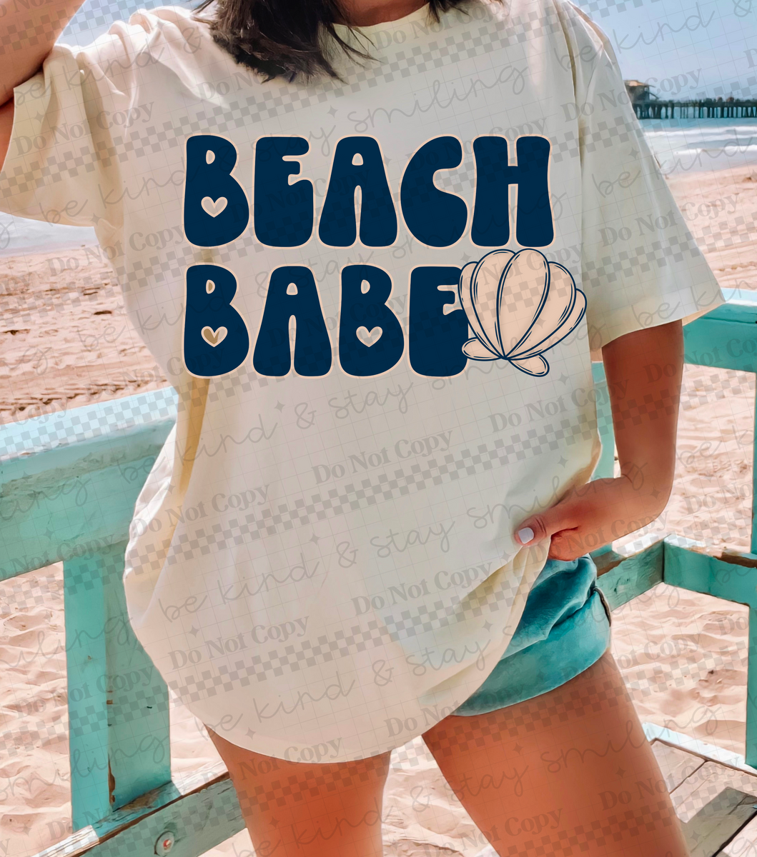 Beach Babe - DTF Print – Turtle Dane Co