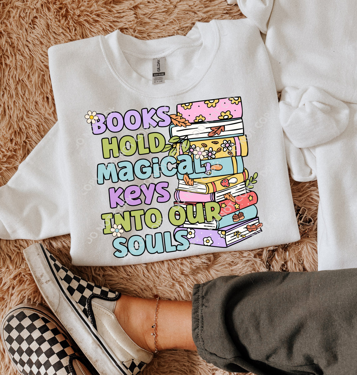 Books Hold Magic - DTF Print – Turtle Dane Co