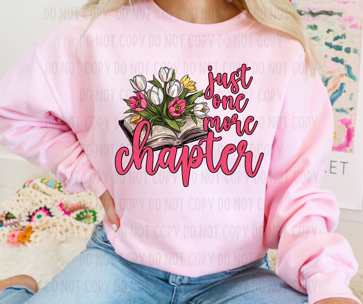 Floral Just One More Chapter - DTF Print – Turtle Dane Co