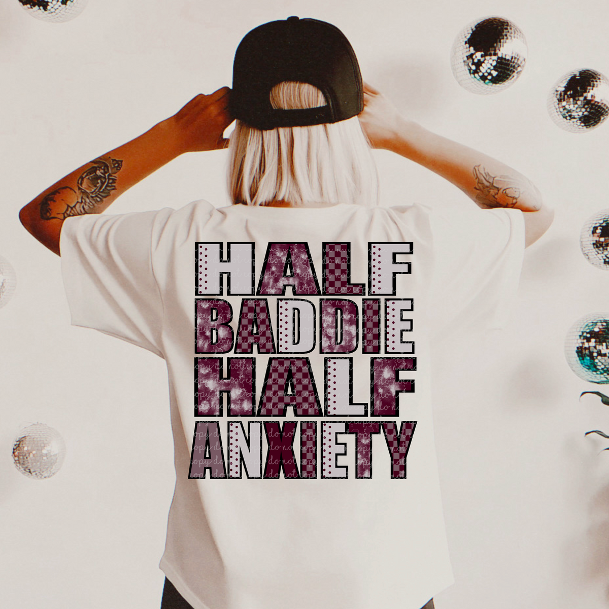 Half Baddie - DTF Print – Turtle Dane Co