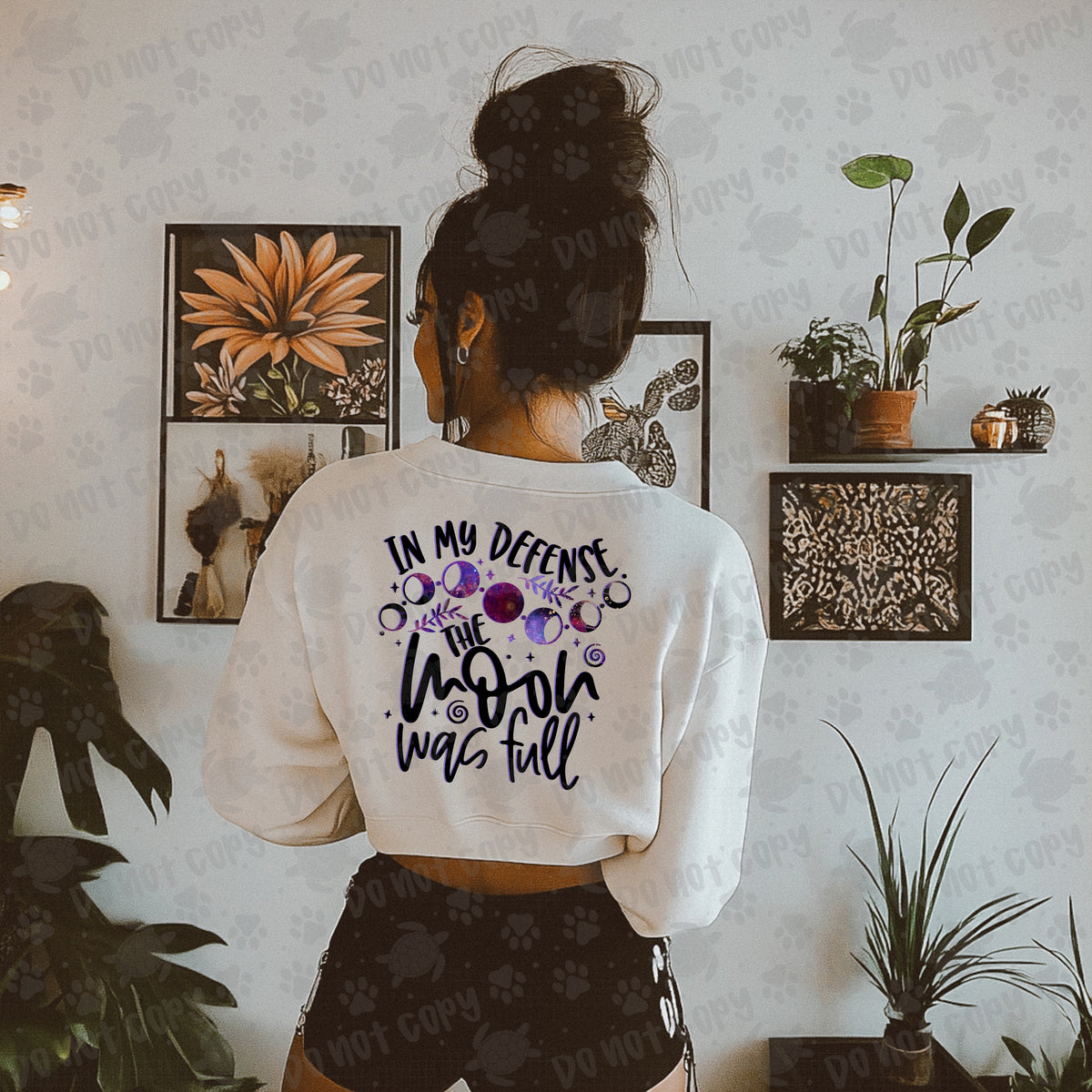 Full Moon - DTF Print – Turtle Dane Co