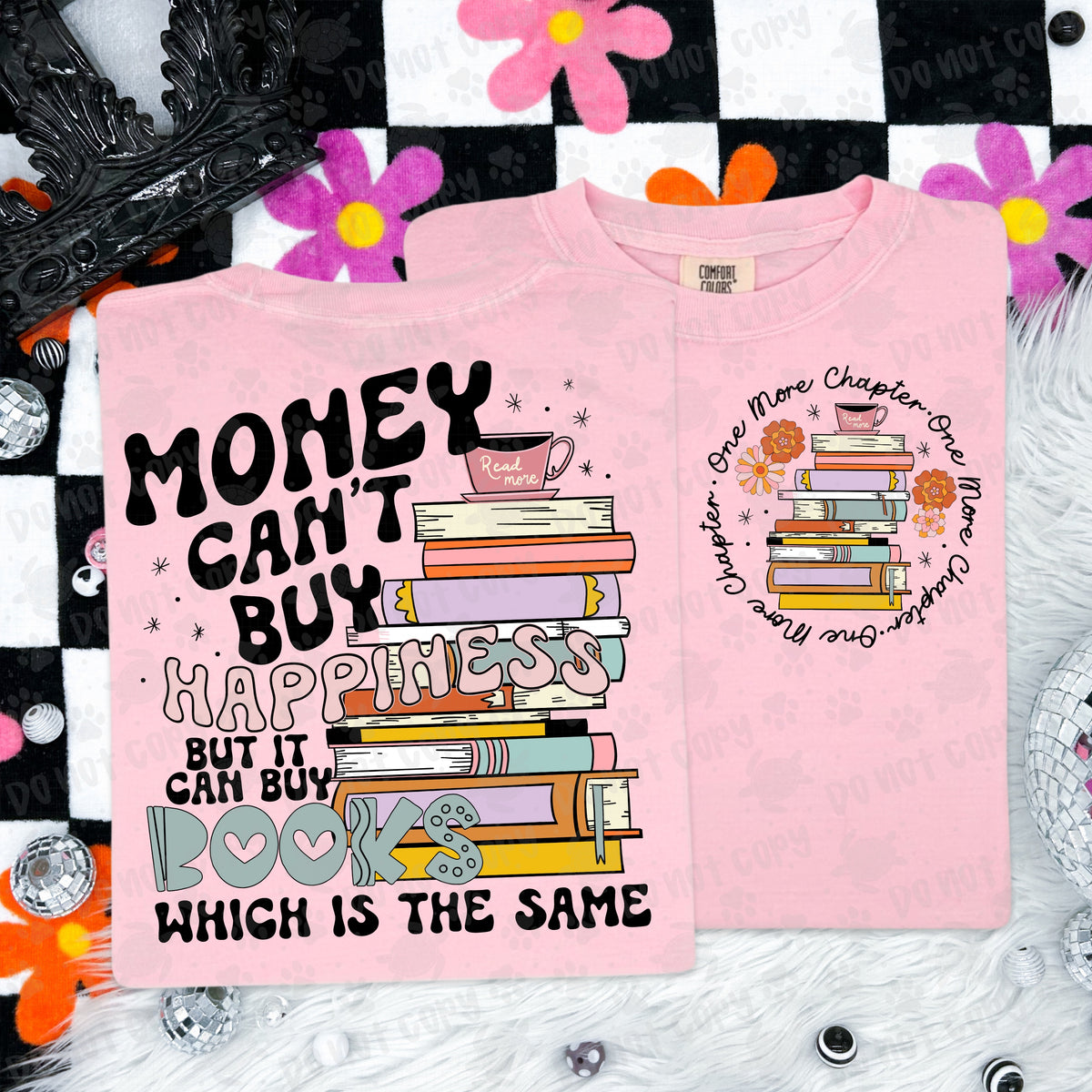 Books & Happiness - DTF Print – Turtle Dane Co