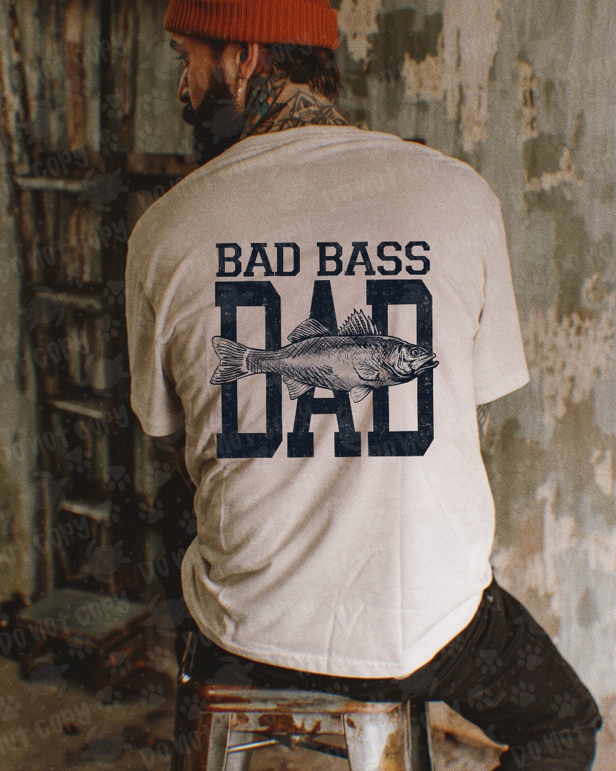 Bad Bass Dad - DTF Print – Turtle Dane Co