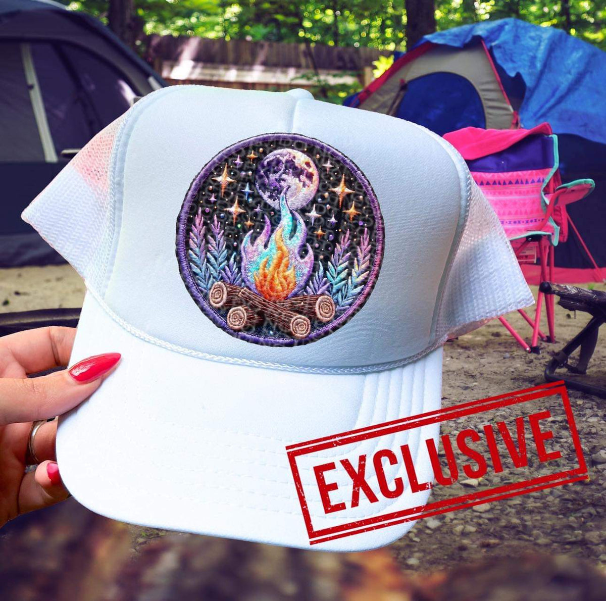 CAMPFIRE EXCLUSIVE ( DTF HAT PATCH TRANSFER ) – Turtle Dane Co