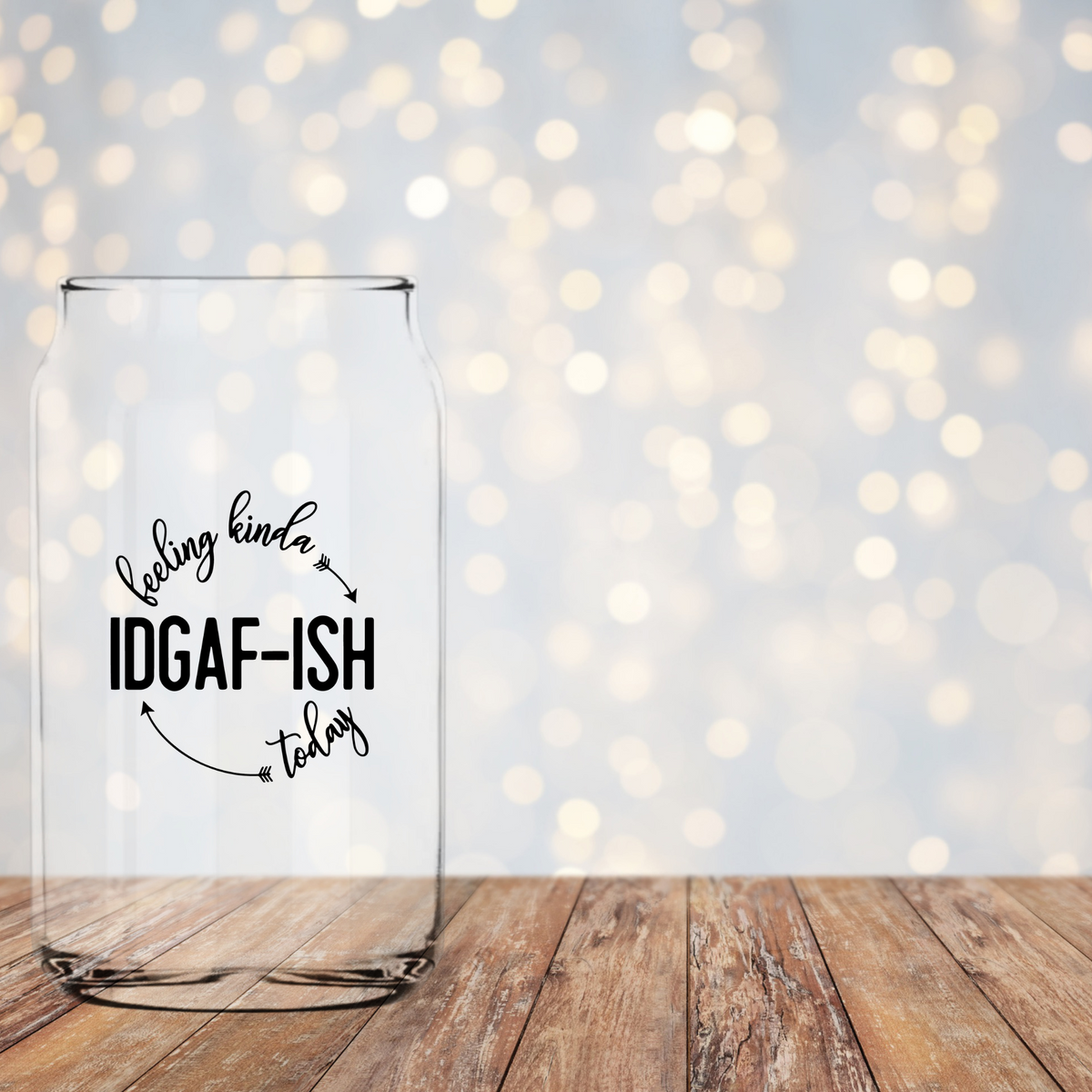 IDGAF - UV DTF Decal – Turtle Dane Co
