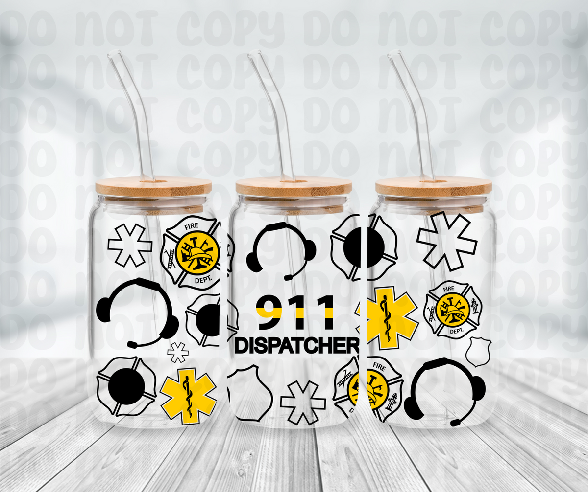 911 Dispatcher - UV DTF WRAP – Turtle Dane Co