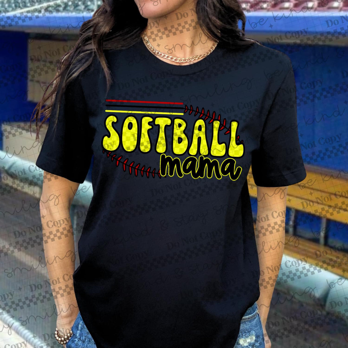 Softball Mama - DTF Print – Turtle Dane Co