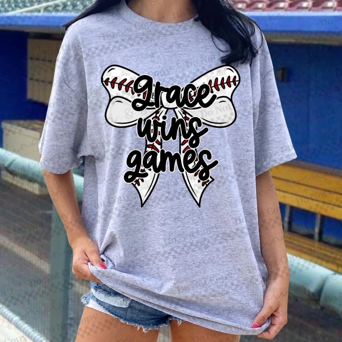 Grace Wins Games - DTF Print – Turtle Dane Co
