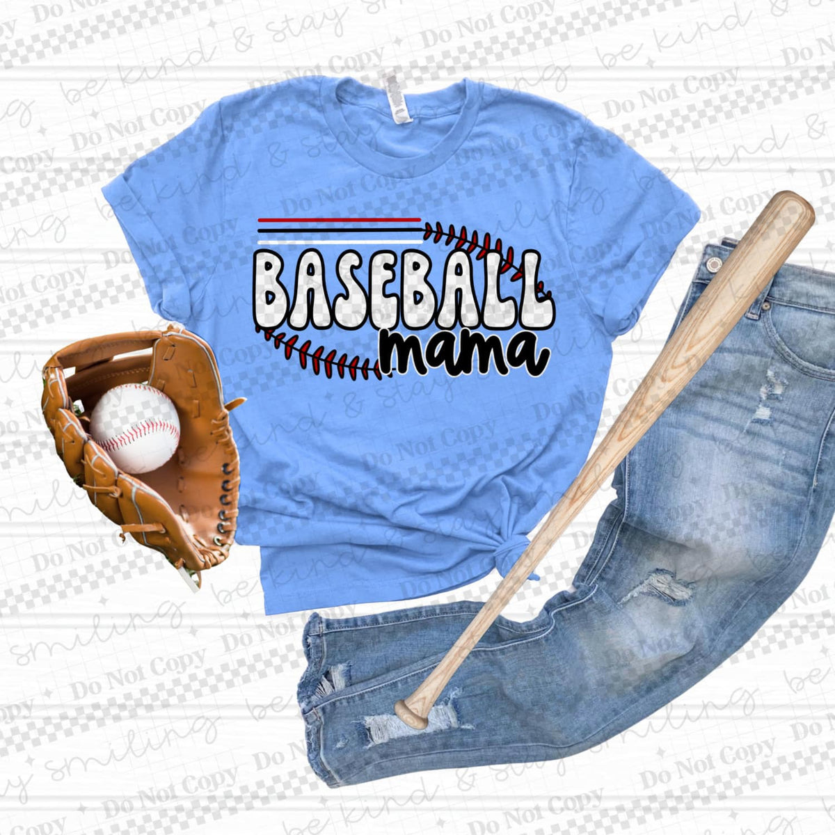 Baseball Mama - DTF Print – Turtle Dane Co