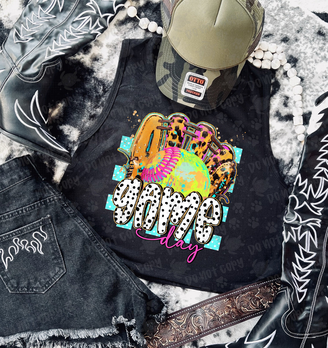 Softball Game Day - DTF Print – Turtle Dane Co