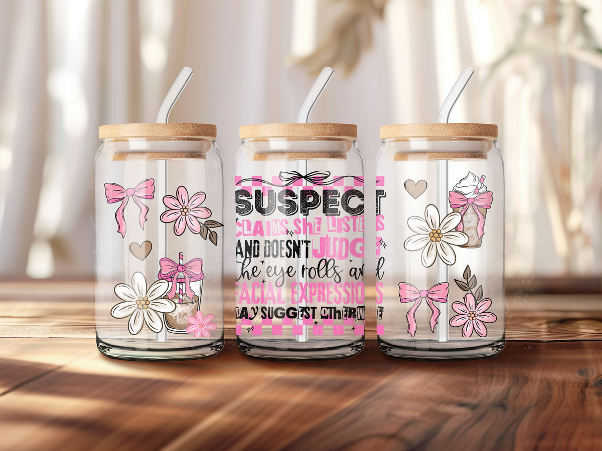 Suspect Facial Expressions - UV DTF Wrap – Turtle Dane Co