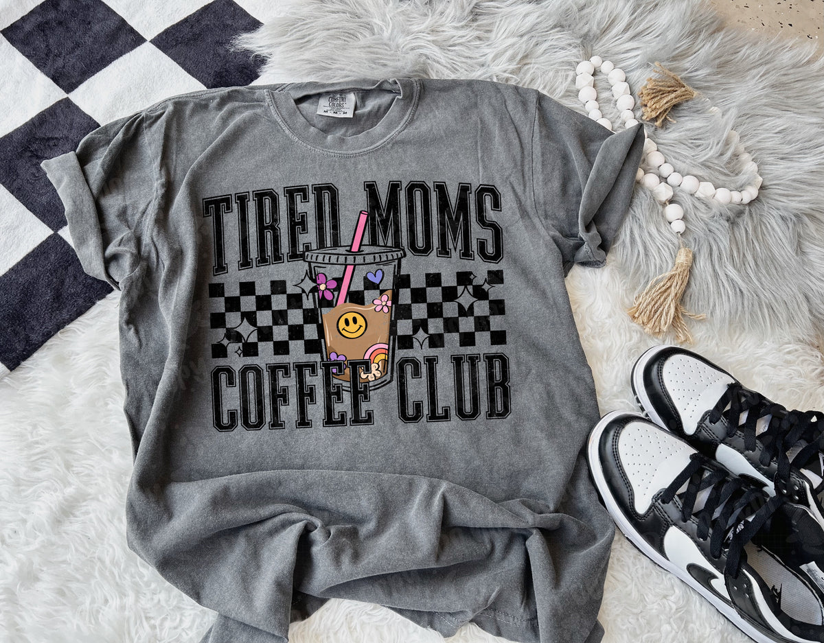 Tired Moms Club - DTF Print – Turtle Dane Co