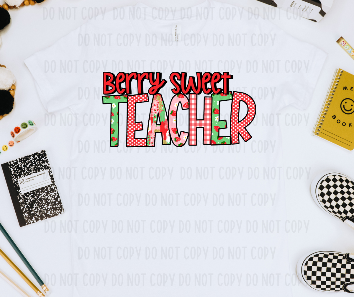 Berry Teacher - DTF Print – Turtle Dane Co